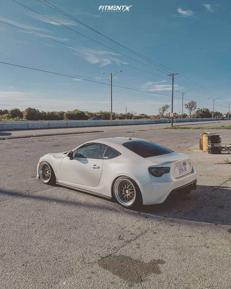 2013 Subaru BRZ Sport-tech with 18x9.5 ESR Sr01 and Nexen 225x40 on Coilovers | 872132 | Fitment ...