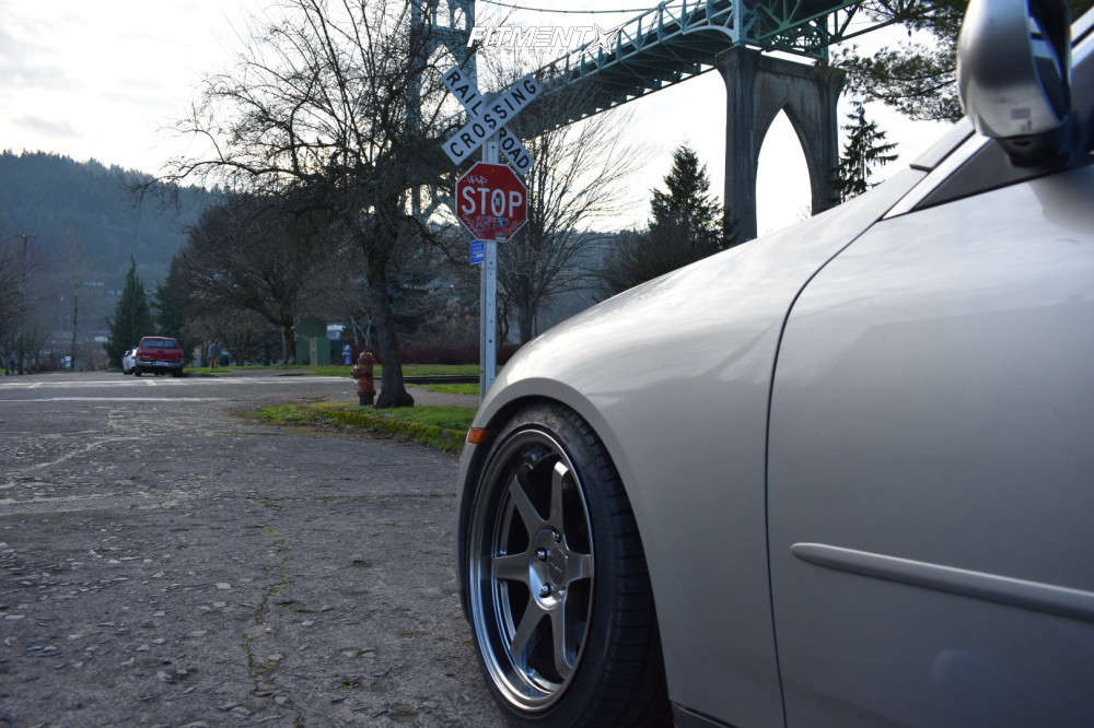 2003 INFINITI G35 Base with 18x9.5 Varrstoen Es9 and Nankang 255x35 on ...