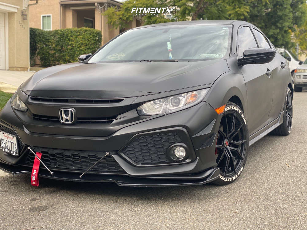 Revolution Racing RR16 20x8 40 Black | RR16-208551143+40SB | Fitment ...