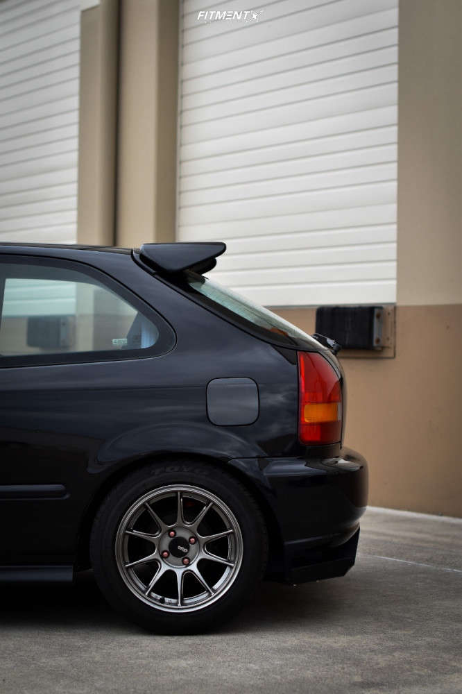 1998 Honda Civic DX with 15x8.5 Ambit Rs18 and Toyo Tires 205x50 on ...