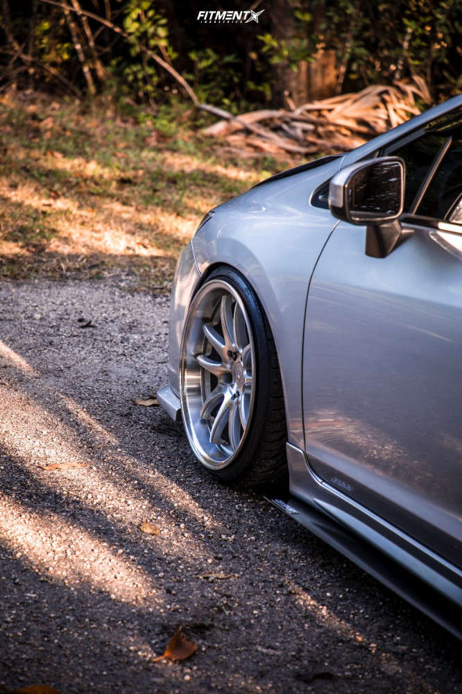 2015 Honda Civic LX with 18x9.5 Aodhan DS02 and Federal 215x35 on ...