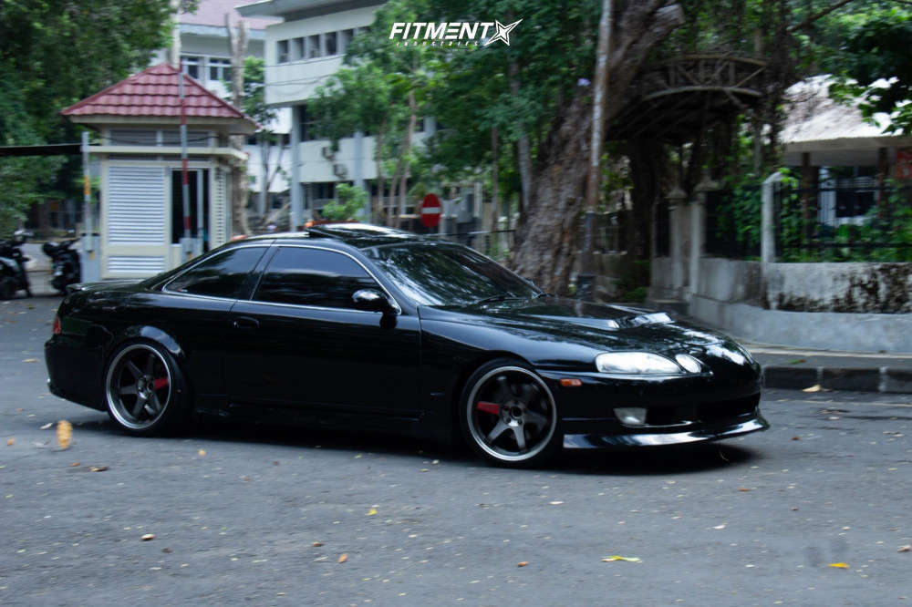 1991 Lexus SC400 Base with 19x9.5 Rays Engineering Te37 and Yokohama ...