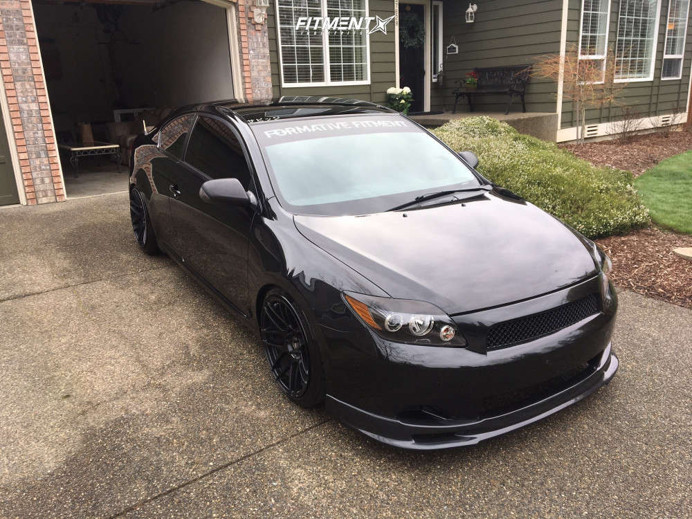 2007 Scion TC Base with 18x9.5 ESR Rf1 and Nitto 225x40 on Coilovers ...