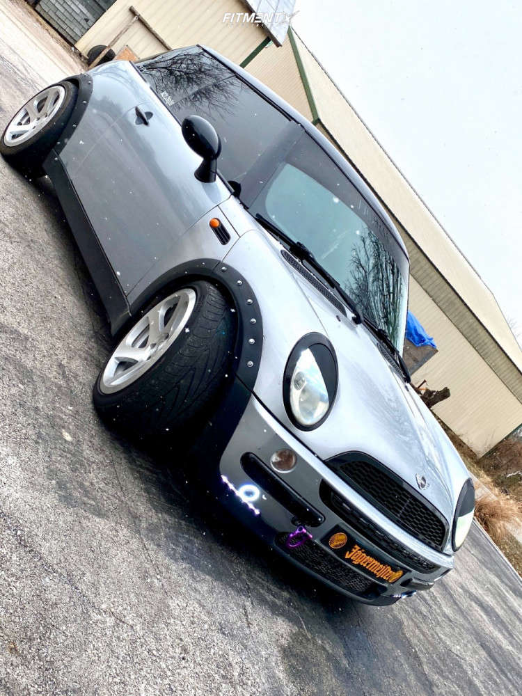 2004 Mini Cooper Base with 17x8 Circuit Performance Cp11 and Nitto ...