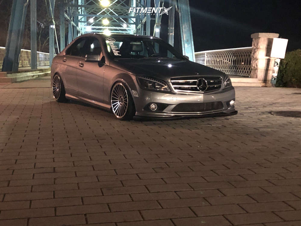 2010 Mercedes-Benz C300 4Matic Sport with 18x9.5 Mandrus 23 and ...