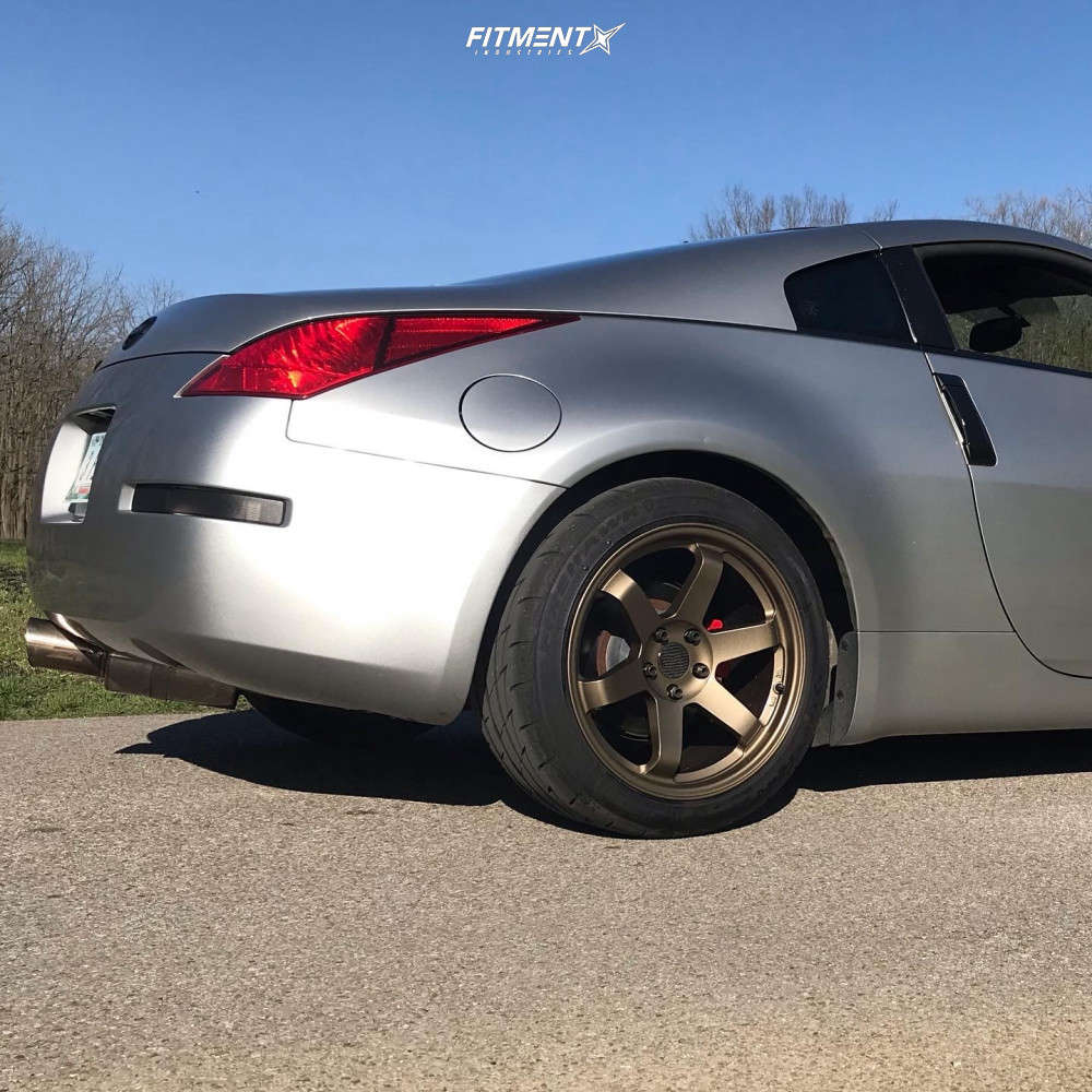 2004 Nissan 350Z Enthusiast with 18x9.5 AVID1 AV6 and Firestone 255x40 ...