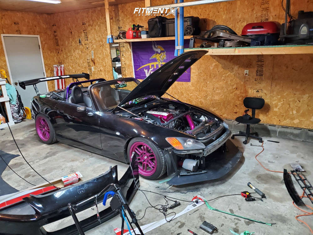 2001 Honda S2000 Base with 17x9 Enkei RPF1 and Hankook 245x40 on ...