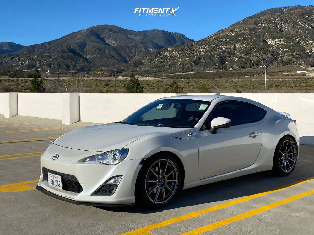 2015 Scion FR-S Base with 18x8.5 Enkei Ts10 and Delinte 225x40 on ...