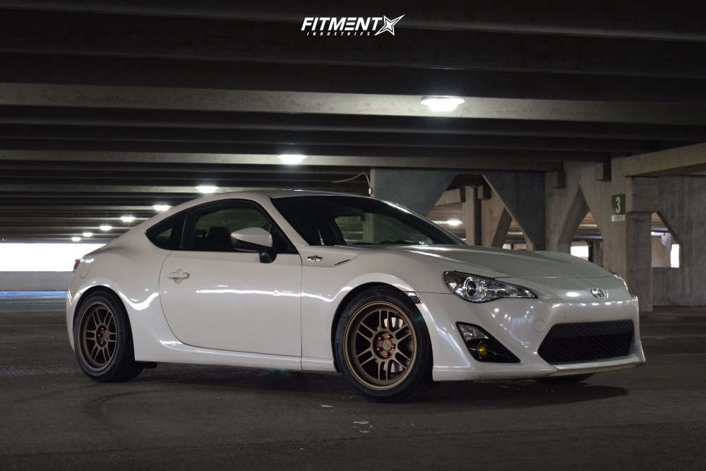 2015 Scion FR-S Base with 17x9 ESR Sr11 and Hankook 235x45 on Lowering ...