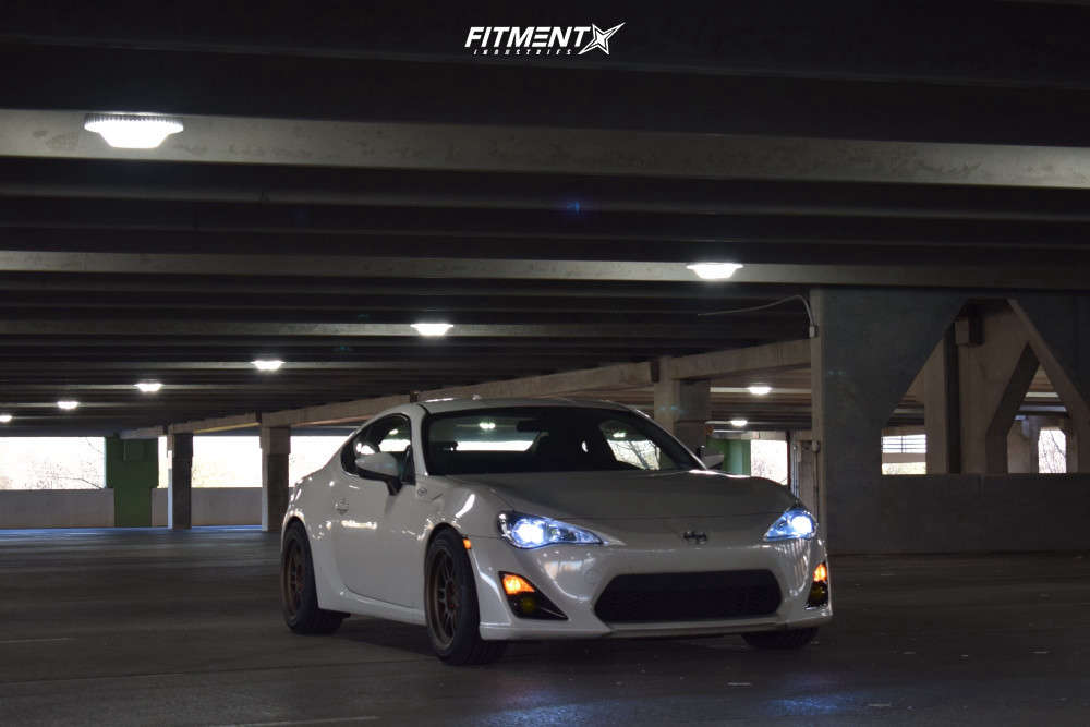 2015 Scion FR-S Base with 17x9 ESR Sr11 and Hankook 235x45 on Lowering ...