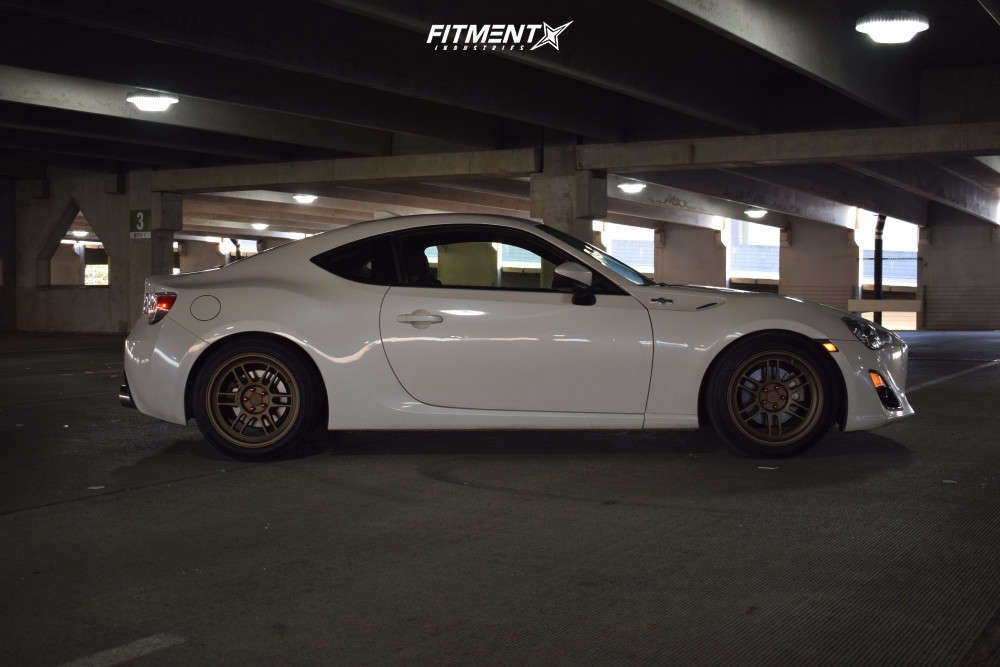 2015 Scion FR-S Base with 17x9 ESR Sr11 and Hankook 235x45 on Lowering ...