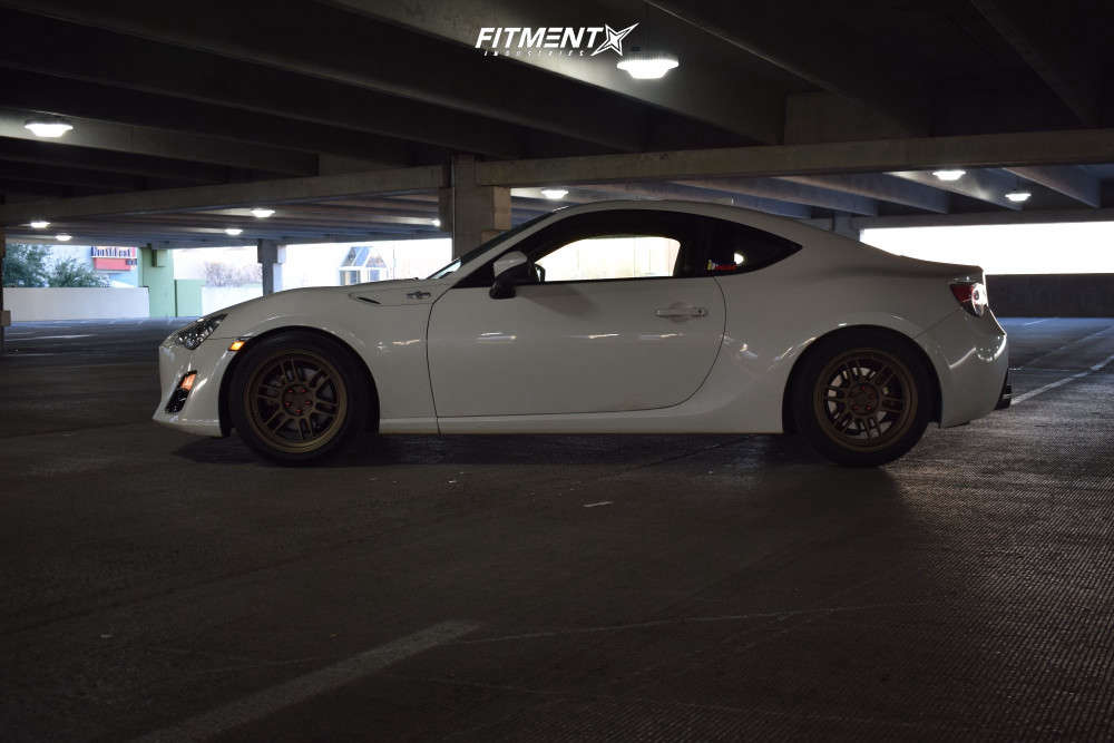 2015 Scion FR-S Base with 17x9 ESR Sr11 and Hankook 235x45 on Lowering ...
