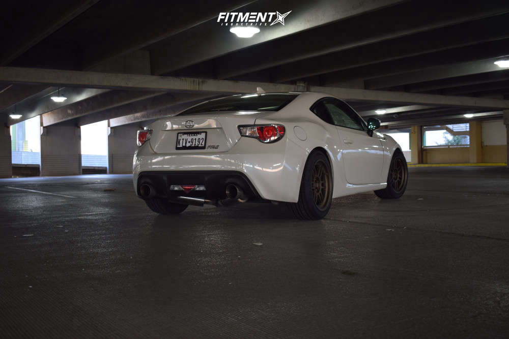 2015 Scion FR-S Base with 17x9 ESR Sr11 and Hankook 235x45 on Lowering ...