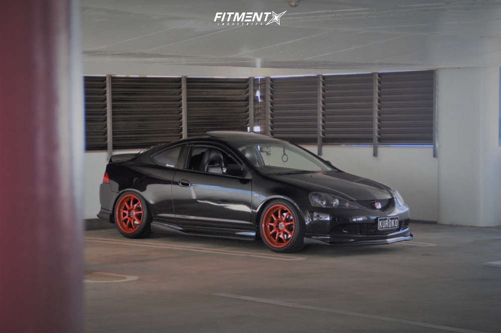 2005 Acura RSX Type-S with 18x9.5 Work Xd9 and Achilles 245x35 on ...
