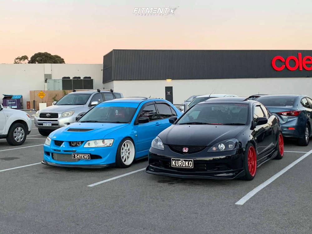 2005 Acura RSX Type-S with 18x9.5 Work Xd9 and Achilles 245x35 on Coilovers | 879190 | Fitment ...