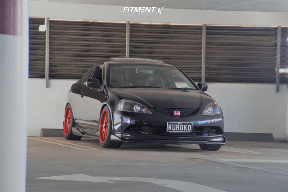 2005 Acura RSX Type-S with 18x9.5 Work Xd9 and Achilles 245x35 on ...