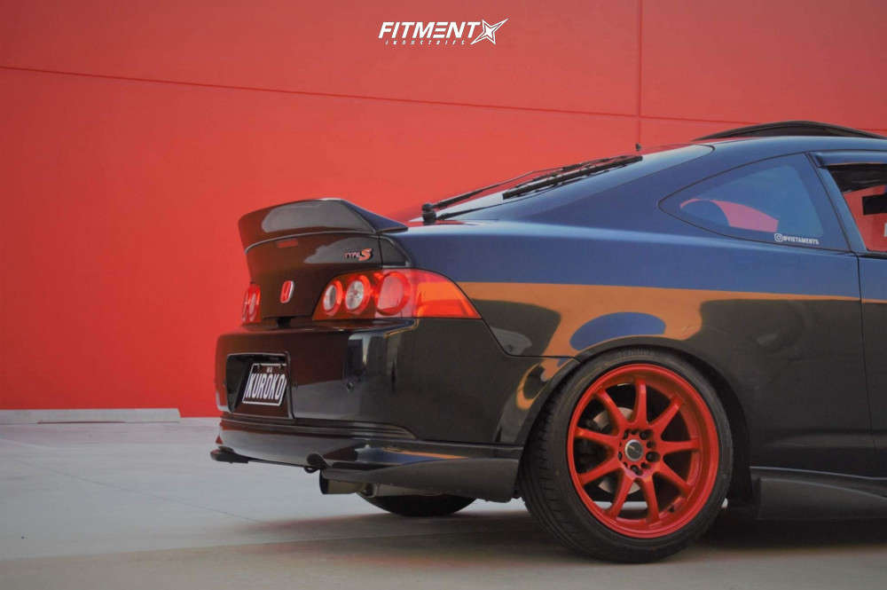 2005 Acura RSX Type-S with 18x9.5 Work Xd9 and Achilles 245x35 on Coilovers | 879190 | Fitment ...
