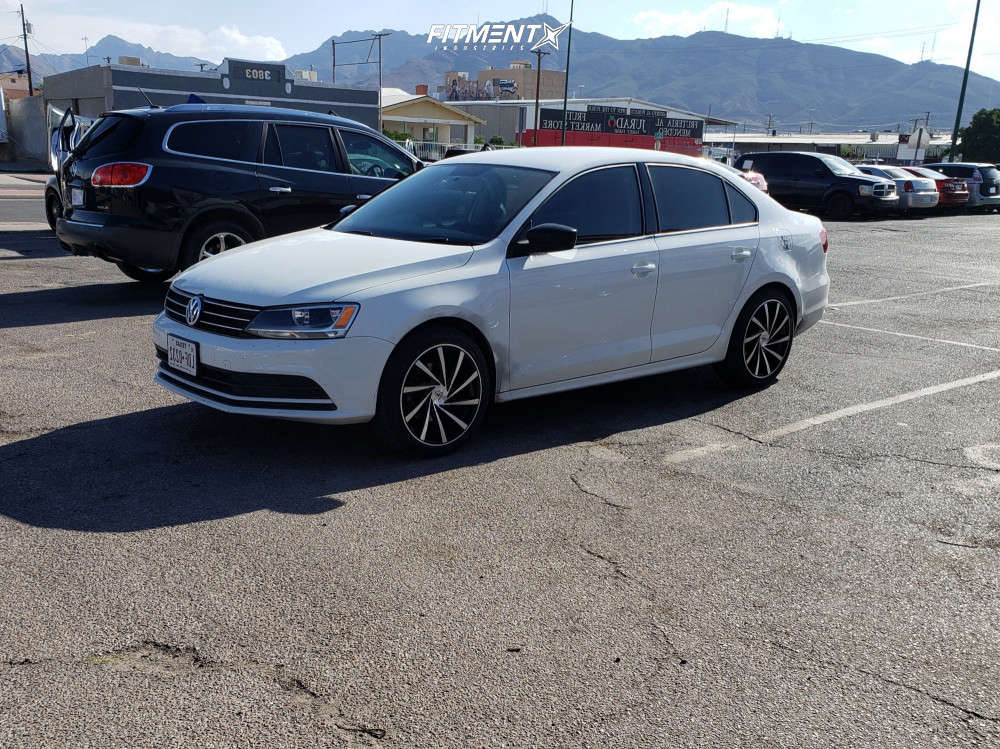2016 Volkswagen Jetta S with 18x8 Pinnacle Turbina and Achilles 225x35 ...