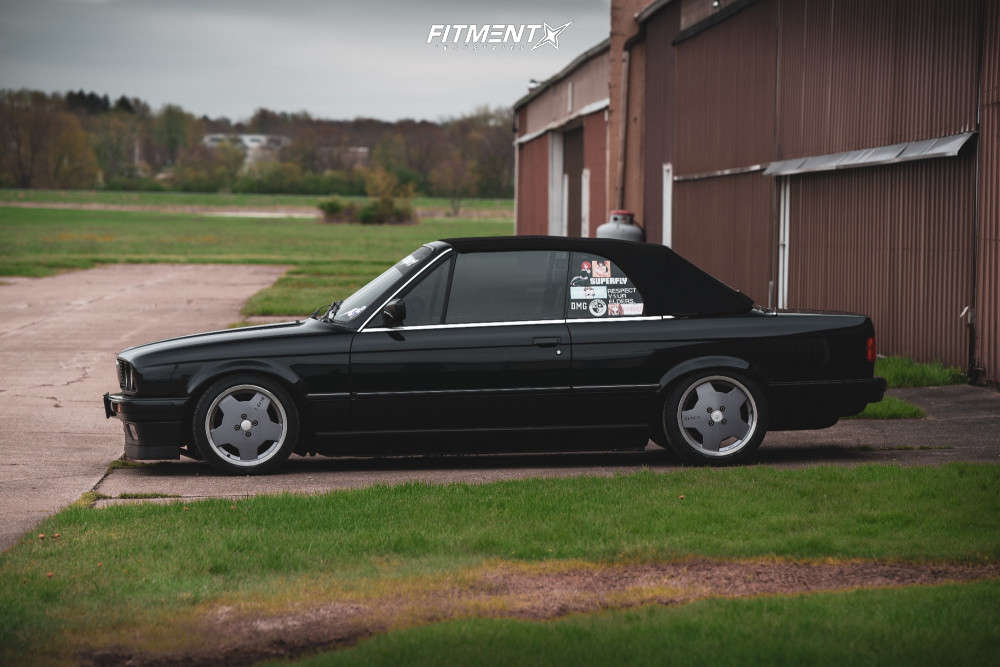 1988 BMW 325i Base with 16x7.5 RH Toplines and Federal 205x40 on ...