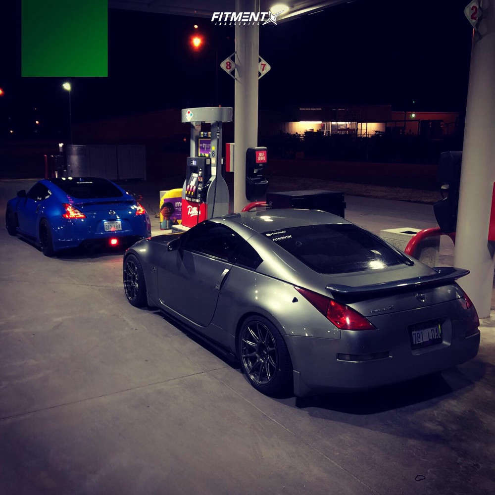 2004 Nissan 350Z Base with 18x8.25 XXR 527 and Nankang 235x40 on ...