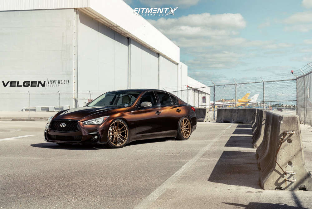 2016 INFINITI Q50 Sport with 20x9.5 Velgen Vf5 and Hankook 245x35 on ...