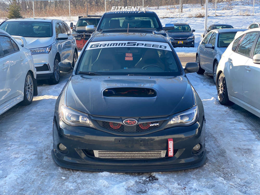 2008 Subaru WRX Base with 18x9.5 ESR Sr06 and Imperial 225x40 on Air ...