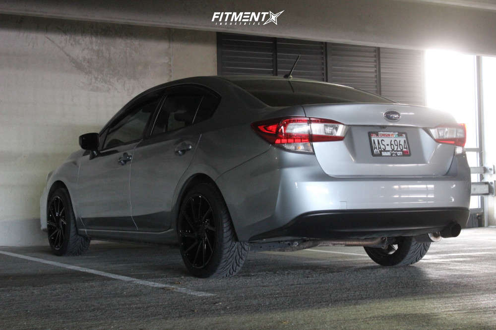 2017 Subaru Impreza Base with 18x8.5 F1R F29 and Federal 225x40 on ...