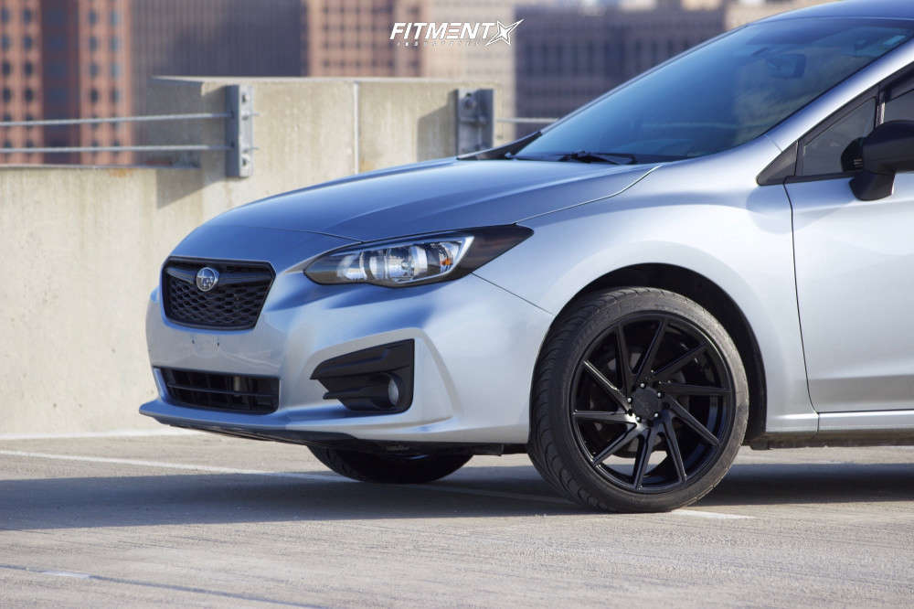 2017 Subaru Impreza Base with 18x8.5 F1R F29 and Federal 225x40 on ...