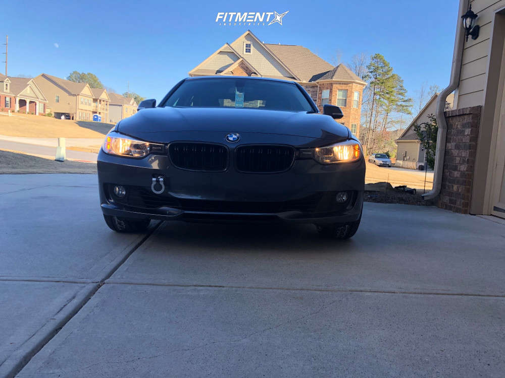 2015 BMW 328i Base with 19x8.5 Curva C7 and Bridgestone 245x45 on Stock ...