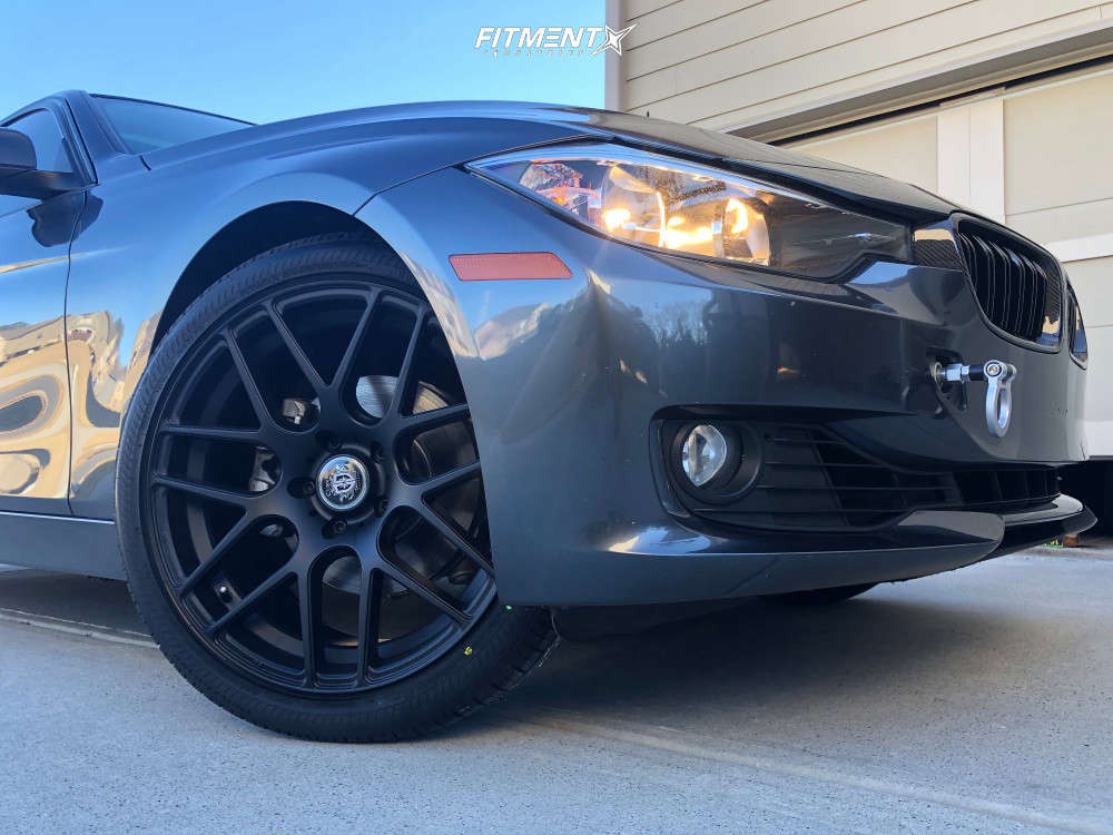 2015 BMW 328i Base with 19x8.5 Curva C7 and Bridgestone 245x45 on Stock ...
