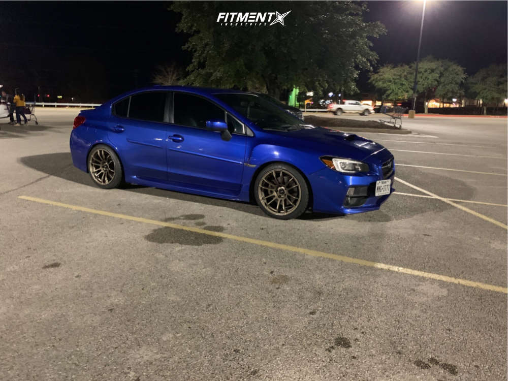 2015 Subaru WRX Limited with 18x9.5 AVID1 AV20 and Federal 255x35 on ...