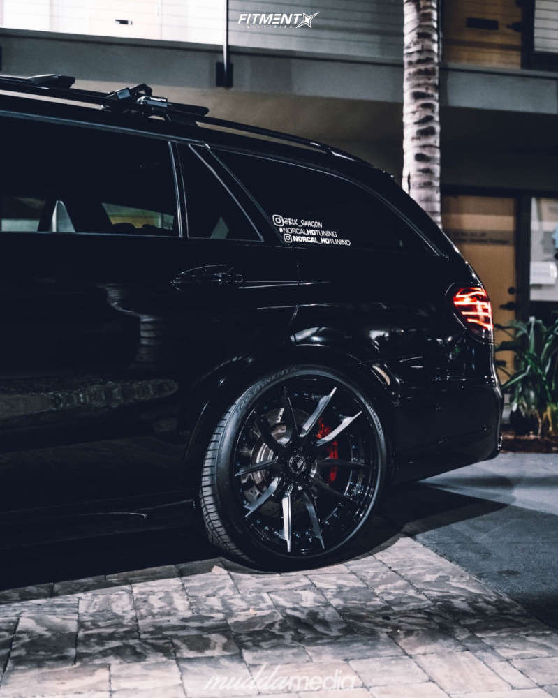 2014 Mercedes-Benz E63 AMG S 4Matic with 20x9.5 BC Forged Hca162s and ...