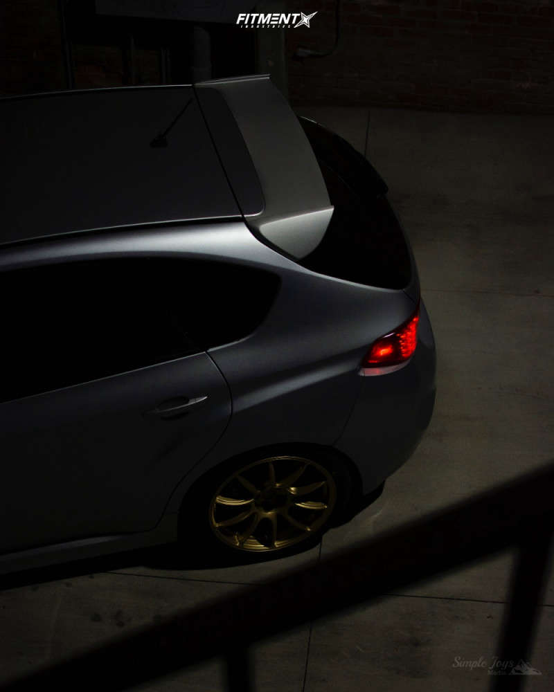 2013 Subaru Impreza WRX with 18x9.5 Bavar Racing BVR02 and Firestone ...