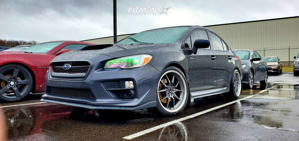 2017 Subaru WRX Base with 19x9.5 Option Lab S718 and Continental 255x35 ...