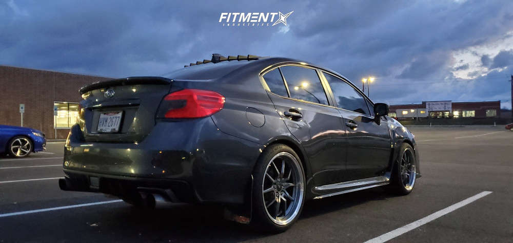 2017 Subaru WRX Base with 19x9.5 Option Lab S718 and Continental 255x35 ...