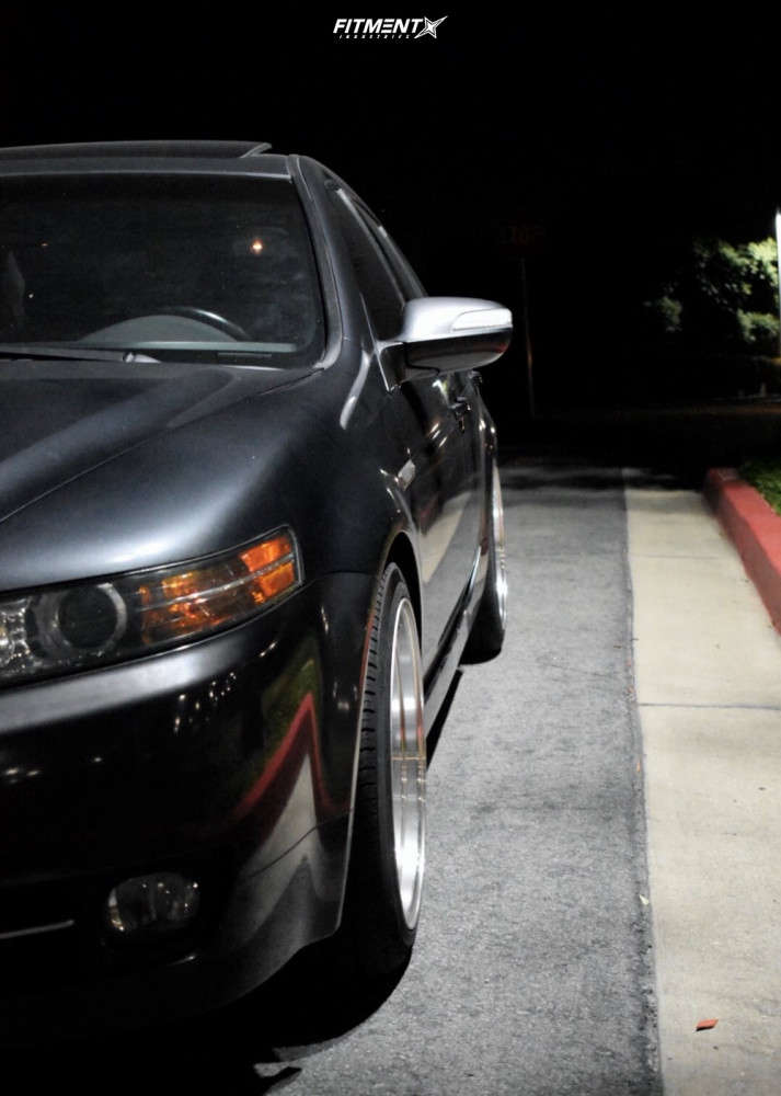2007 Acura TL Base with 18x9 Variis VR09 and Tatko 235x40 on Lowering ...