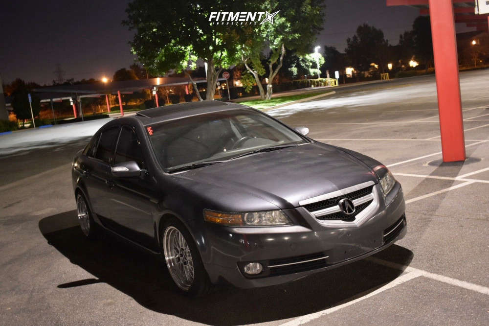 2007 Acura TL Base with 18x9 Variis VR09 and Tatko 235x40 on Lowering ...