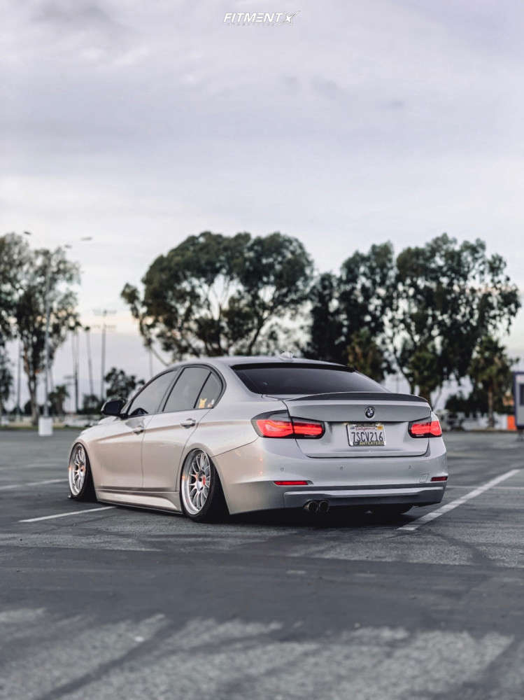 2015 BMW 328i Base with 18x9 Kansei Corsa and Delinte 225x40 on Air ...