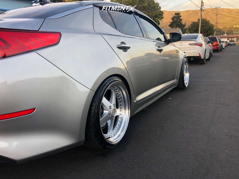 2014 Kia Optima SX Turbo with 19x9.5 ESR SR04 and Achilles 235x35 on ...