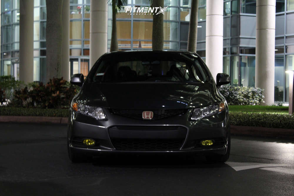 2012 Honda Civic Si with 17x9 MST MT30 and Achilles 225x45 on Lowering ...