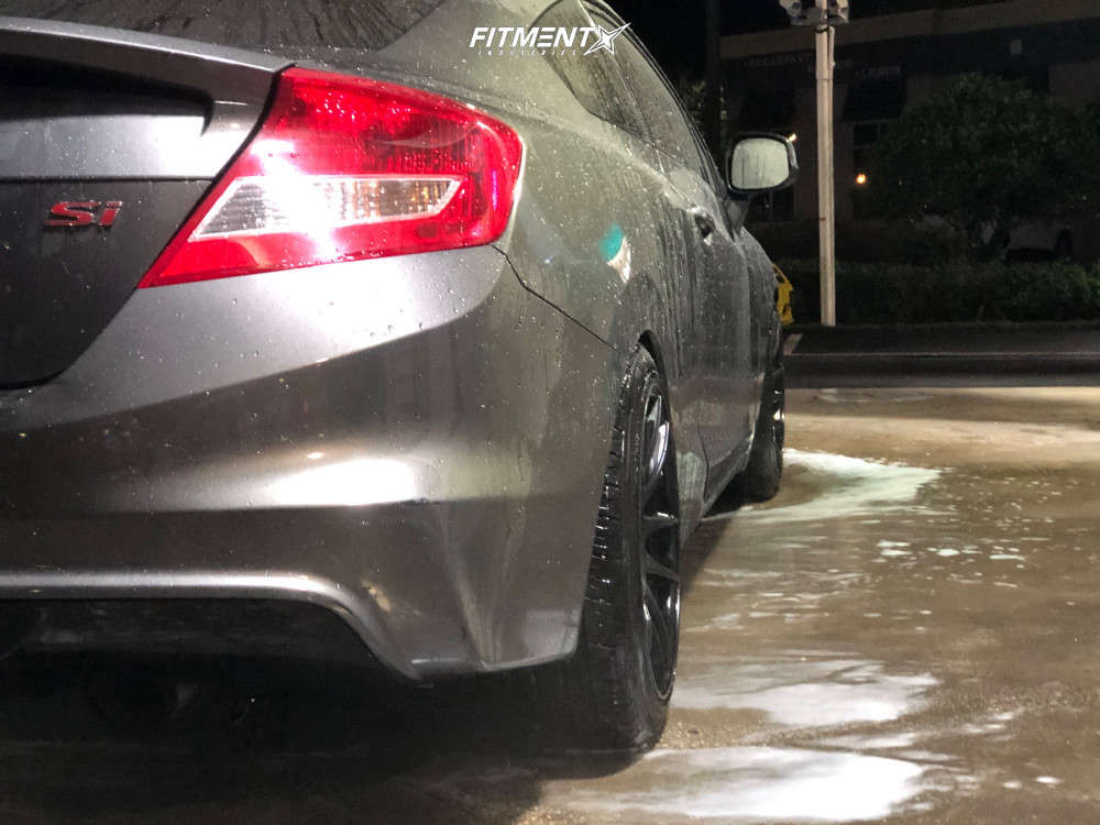 2012 Honda Civic Si with 17x9 MST MT30 and Achilles 225x45 on Lowering ...