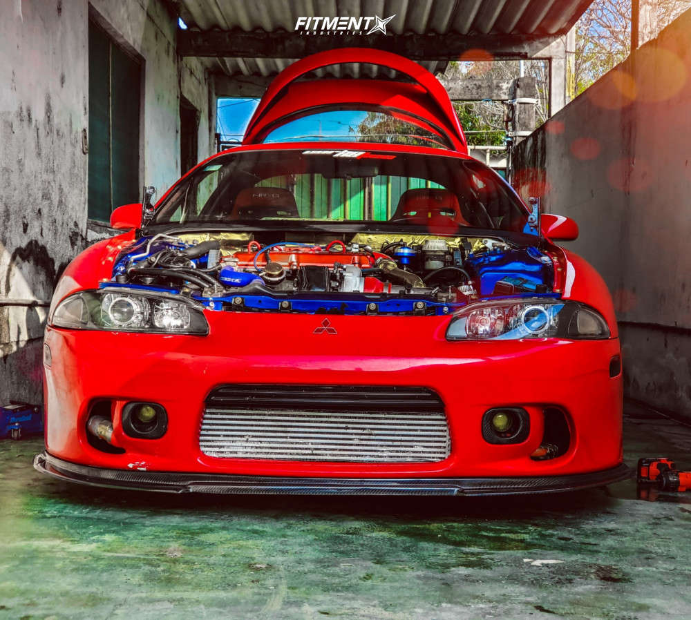 1995 Mitsubishi Eclipse RS with 18x8 Rays Engineering Gtf and Wanli ...