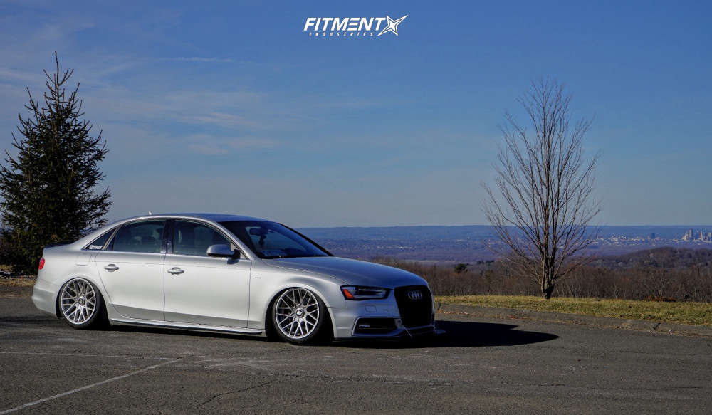 2014 Audi A4 Quattro Base with 18x9.5 Rotiform Rse and Nankang 235x40 ...
