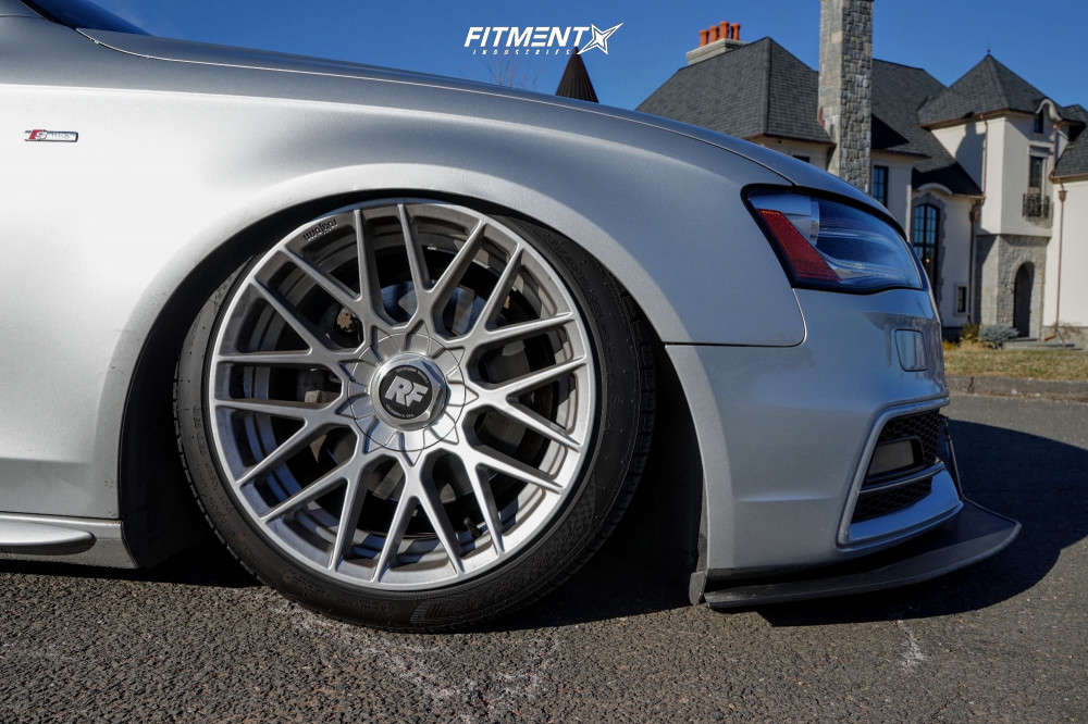 2014 Audi A4 Quattro Base with 18x9.5 Rotiform Rse and Nankang 235x40 ...