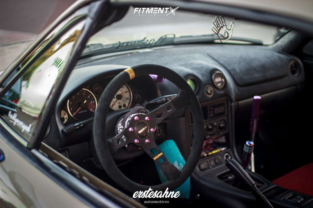 1999 Mazda Miata 10th Anniversary with 16x8.25 Japan Racing Jr11 and ...