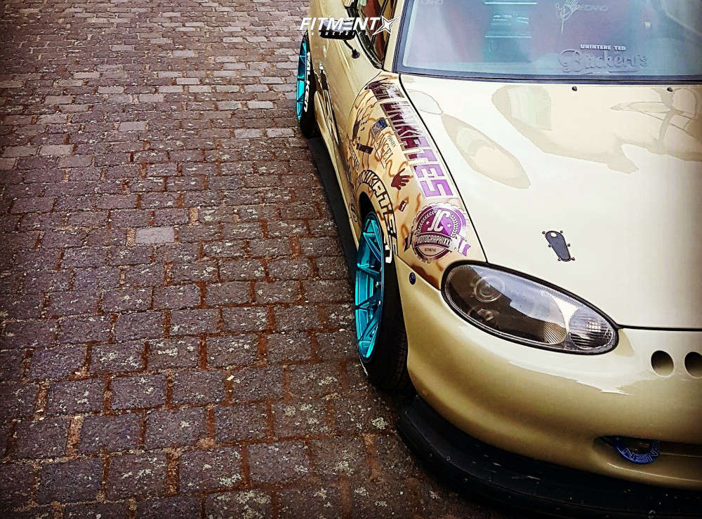 1999 Mazda Miata 10th Anniversary with 16x8.25 Japan Racing Jr11 and ...