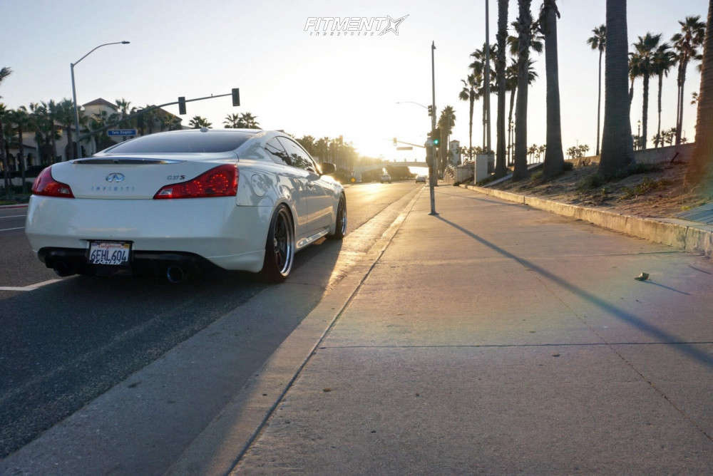 2008 INFINITI G37 Sport with 20x9.5 SSR Sp3 and Nitto 245x30 on ...