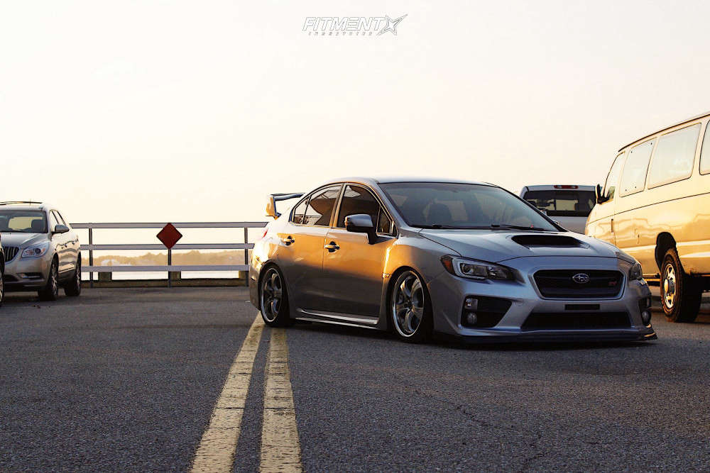 2017 Subaru WRX STI Base with 18x8 Work Euroline Kh and Hankook 245x55 ...