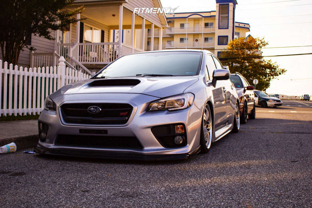 2017 Subaru WRX STI Base with 18x8 Work Euroline Kh and Hankook 245x55 ...