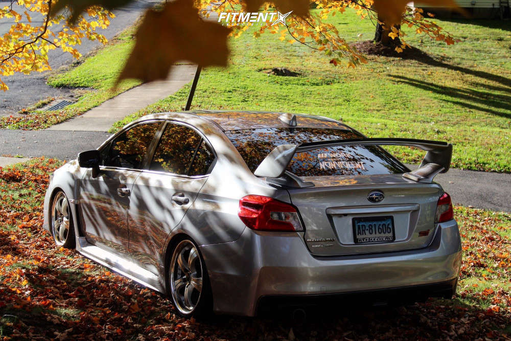2017 Subaru WRX STI Base with 18x8 Work Euroline Kh and Hankook 245x55 ...